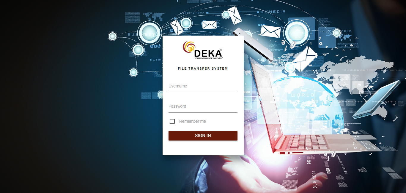 Portal Aplikasi Deka Management System